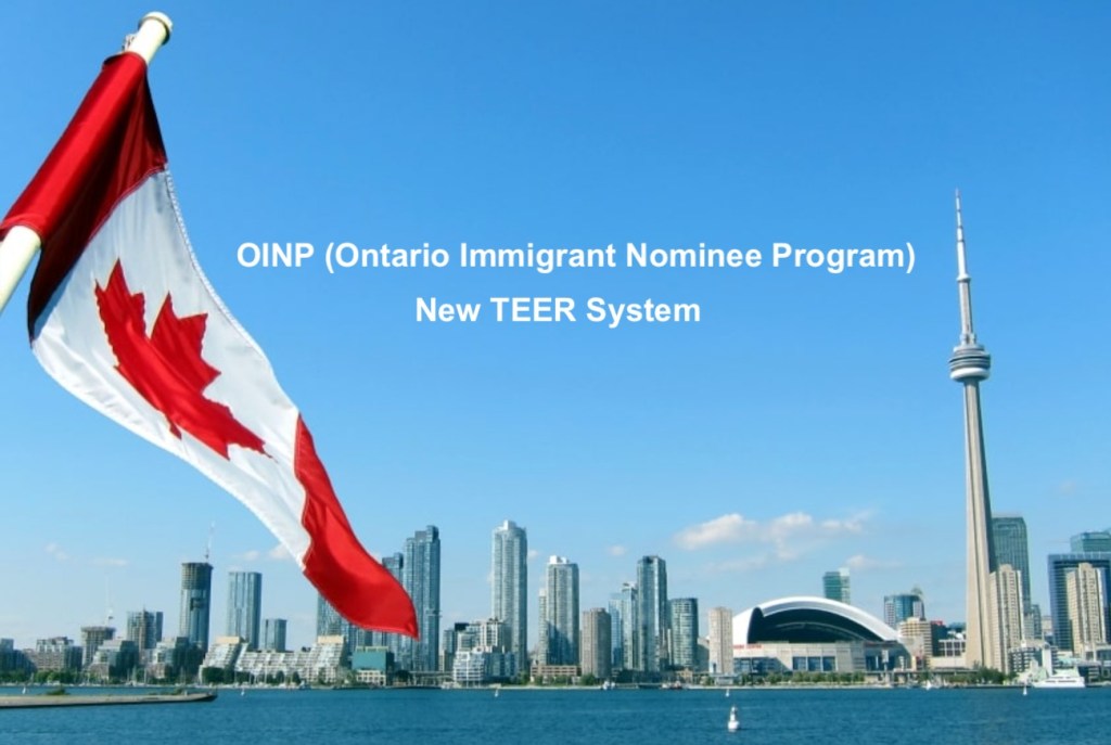 Ontario PNP - Effect Of TEER System With New NOC Codes