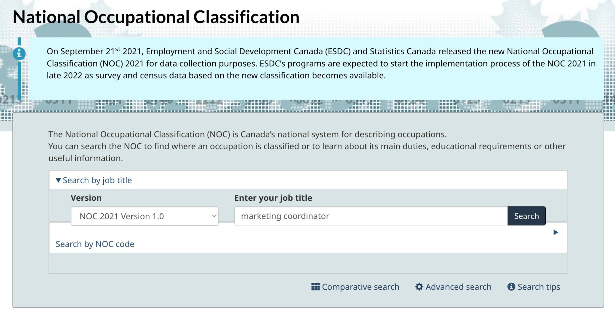 New NOC Codes: Step-Wise Guide To Find Your NOC